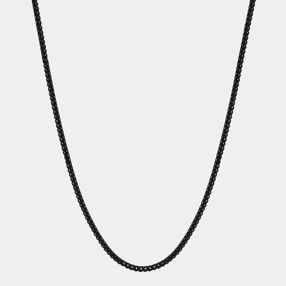 Franco Chain (2mm) - Black | MARCOZO