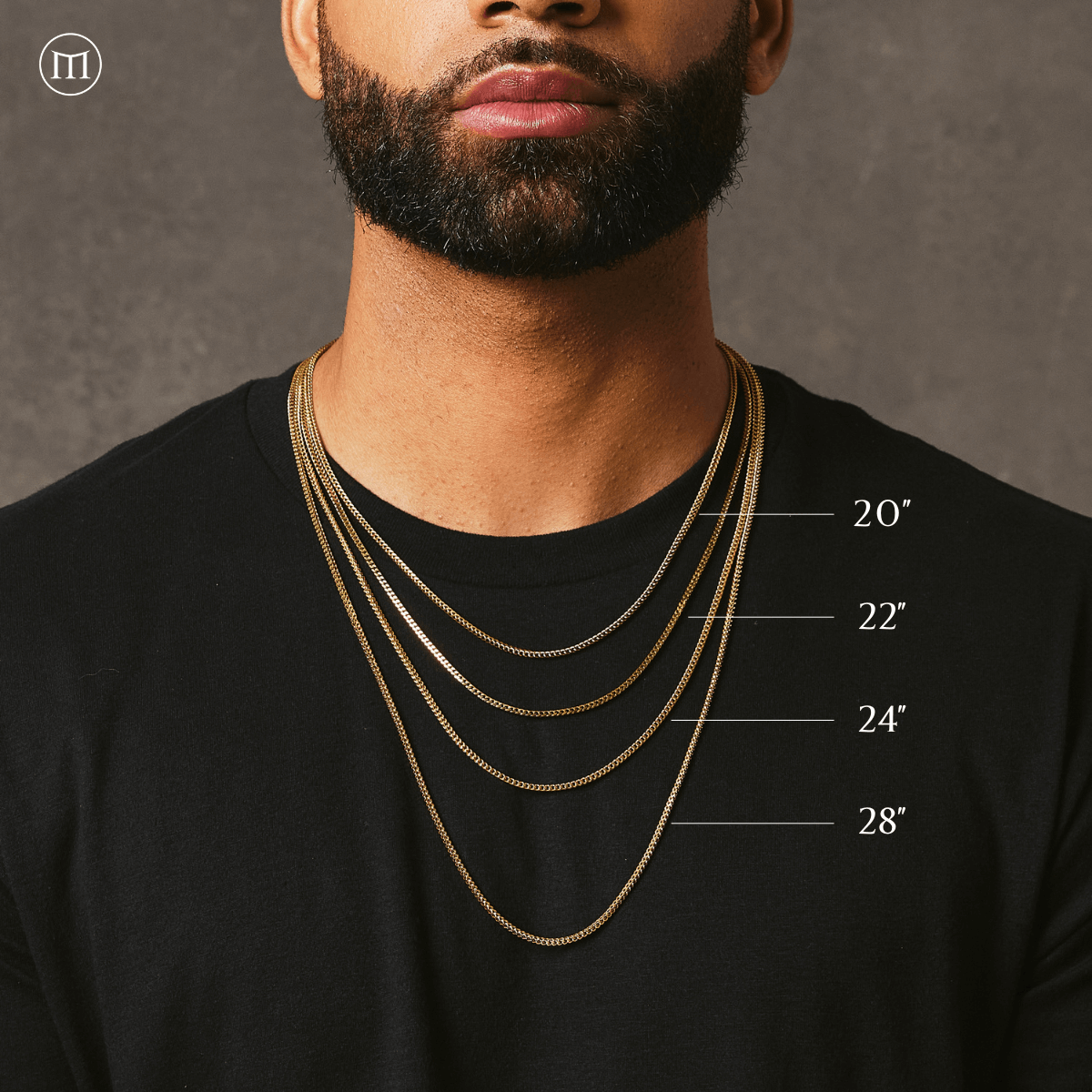 Franco Chain (2mm) - Gold | MARCOZO