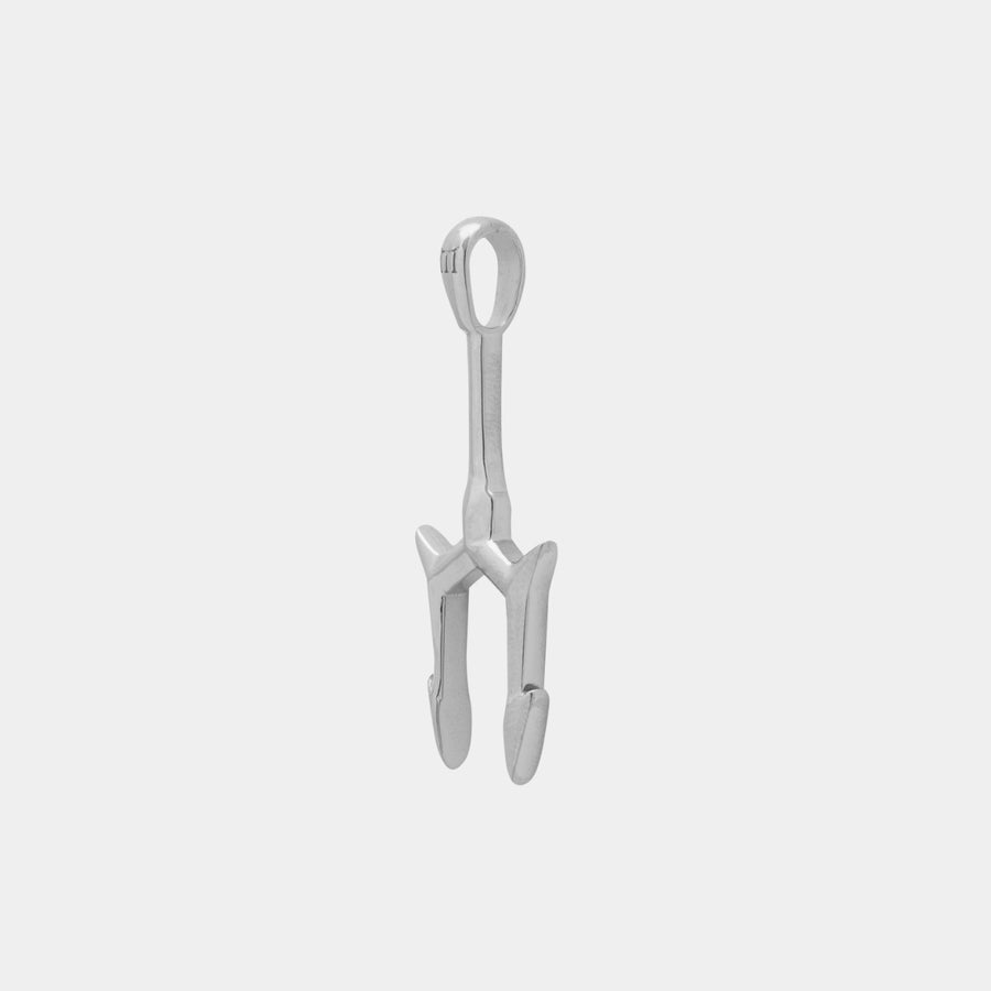 Hades Bident Pendant | 18k White Gold Hades Bident Pendant | Marcozo ...