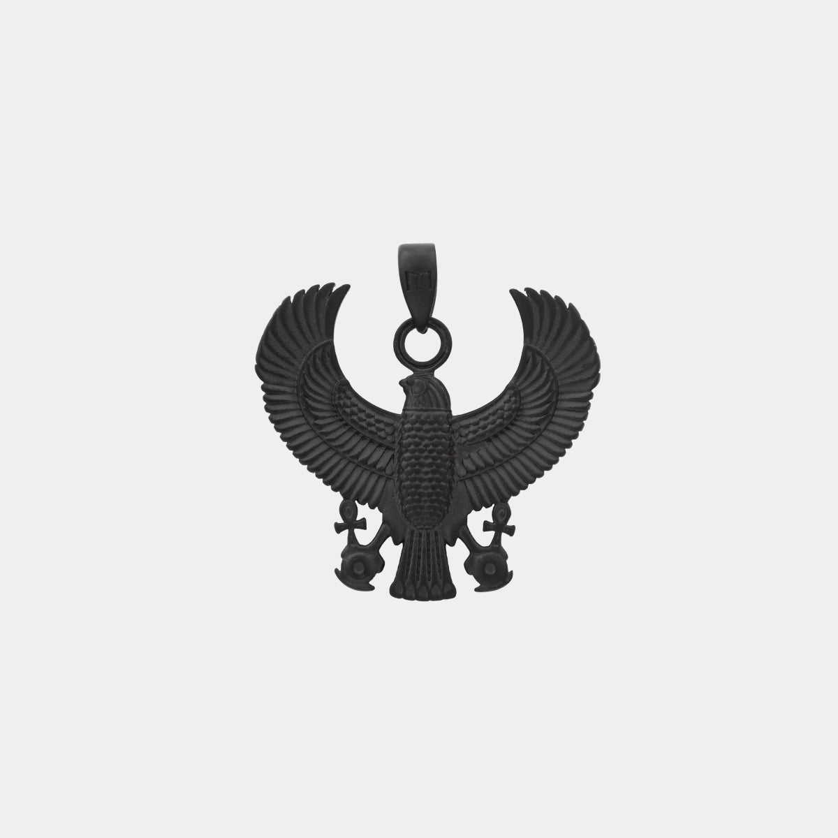 Horus Bird Pendant - Black | MARCOZO