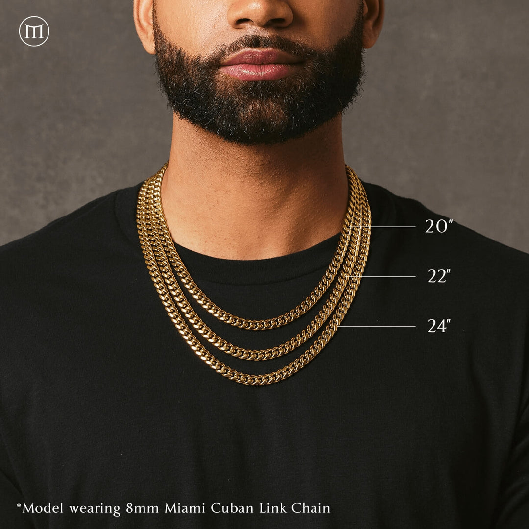 6mm Miami Cuban Link Chain | Gold Miami Cuban Link Chain | Marcozo ...
