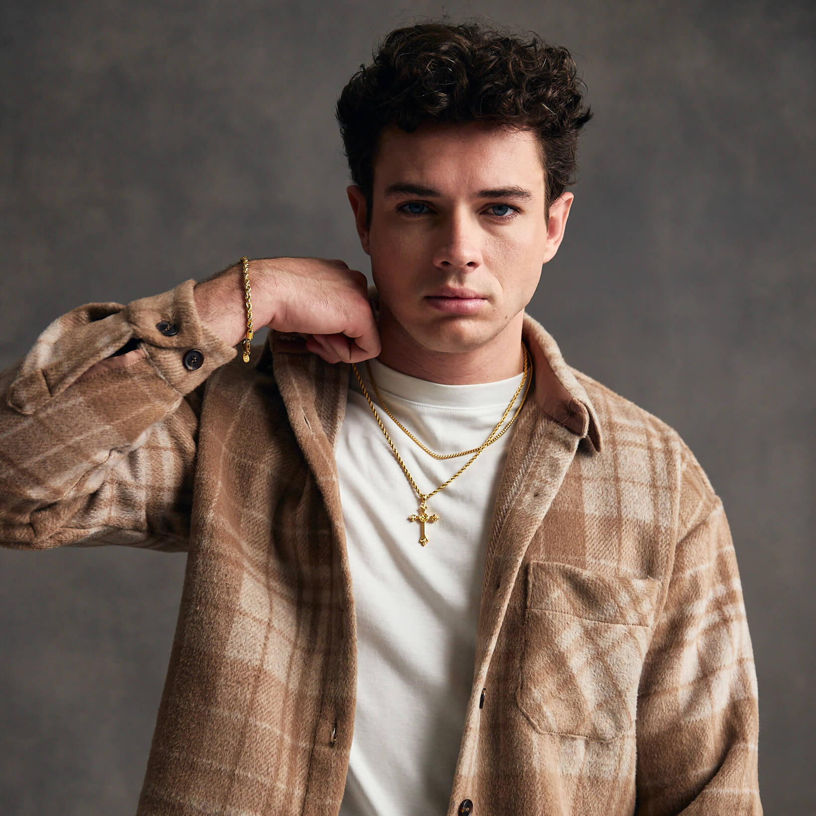 Gold Cross Pendant | Marcozo