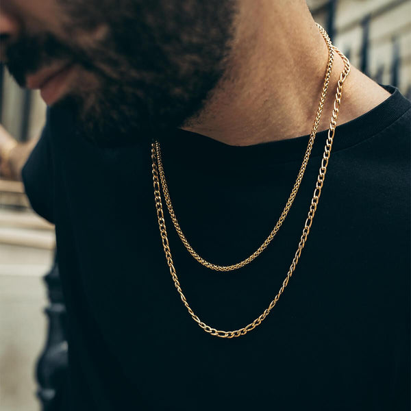 Gold & Silver Wheat Chains | Premium Chains for Men & Women | Marcozo