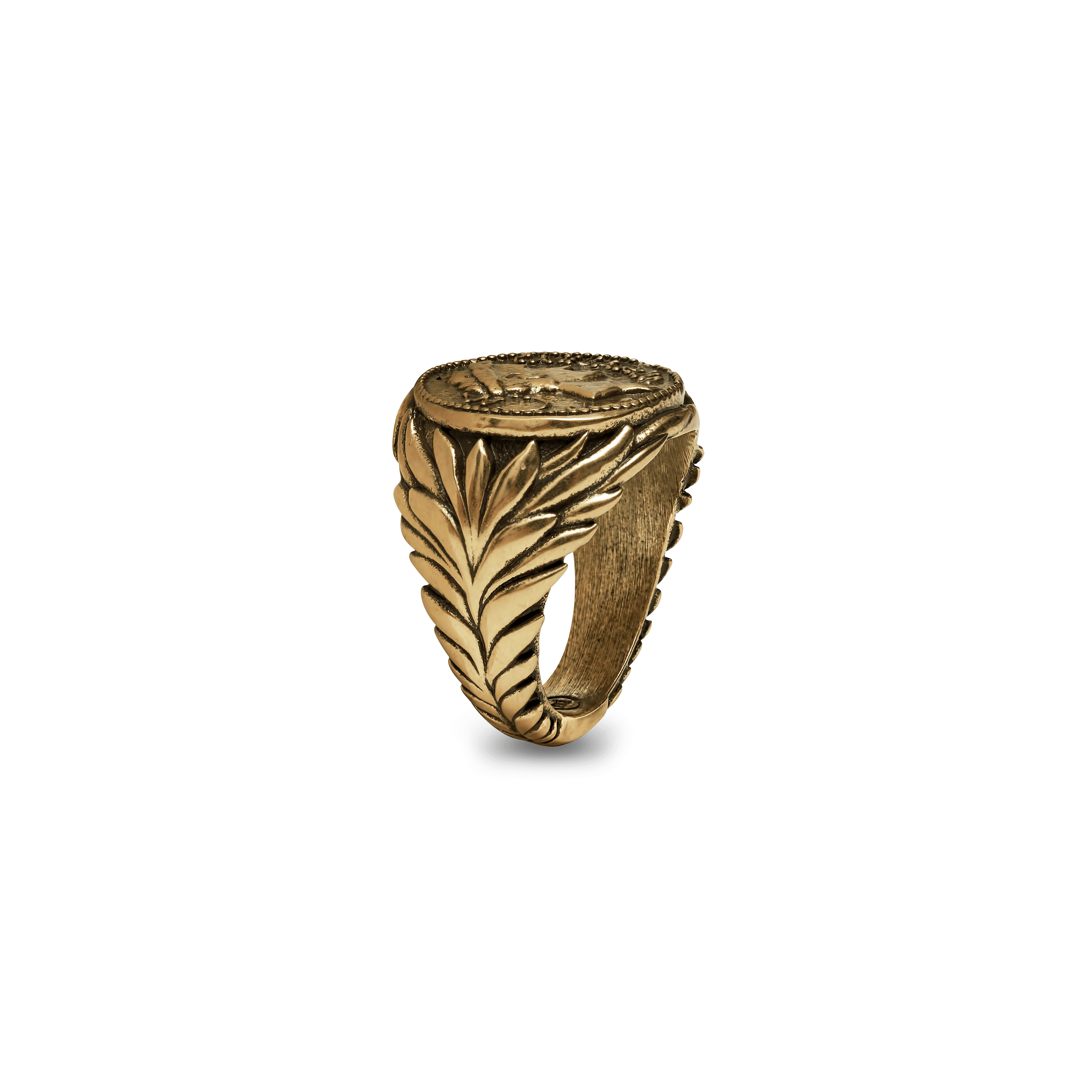 Julius Caesar Coin Ring | Gold Julius Caesar Coin Ring | Marcozo – MARCOZO