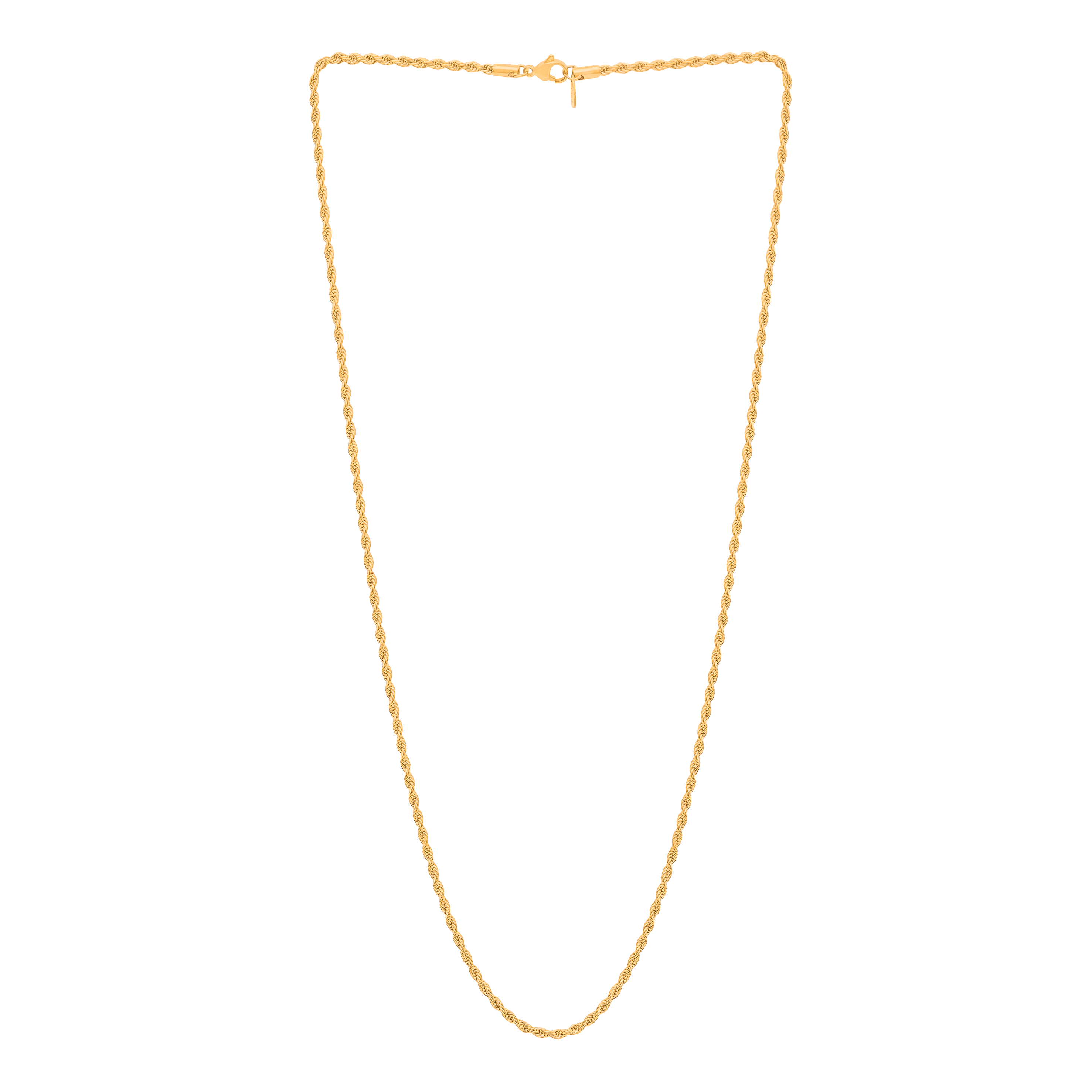 Rope Chain | Gold Plated Rope Chain Necklace | Marcozo