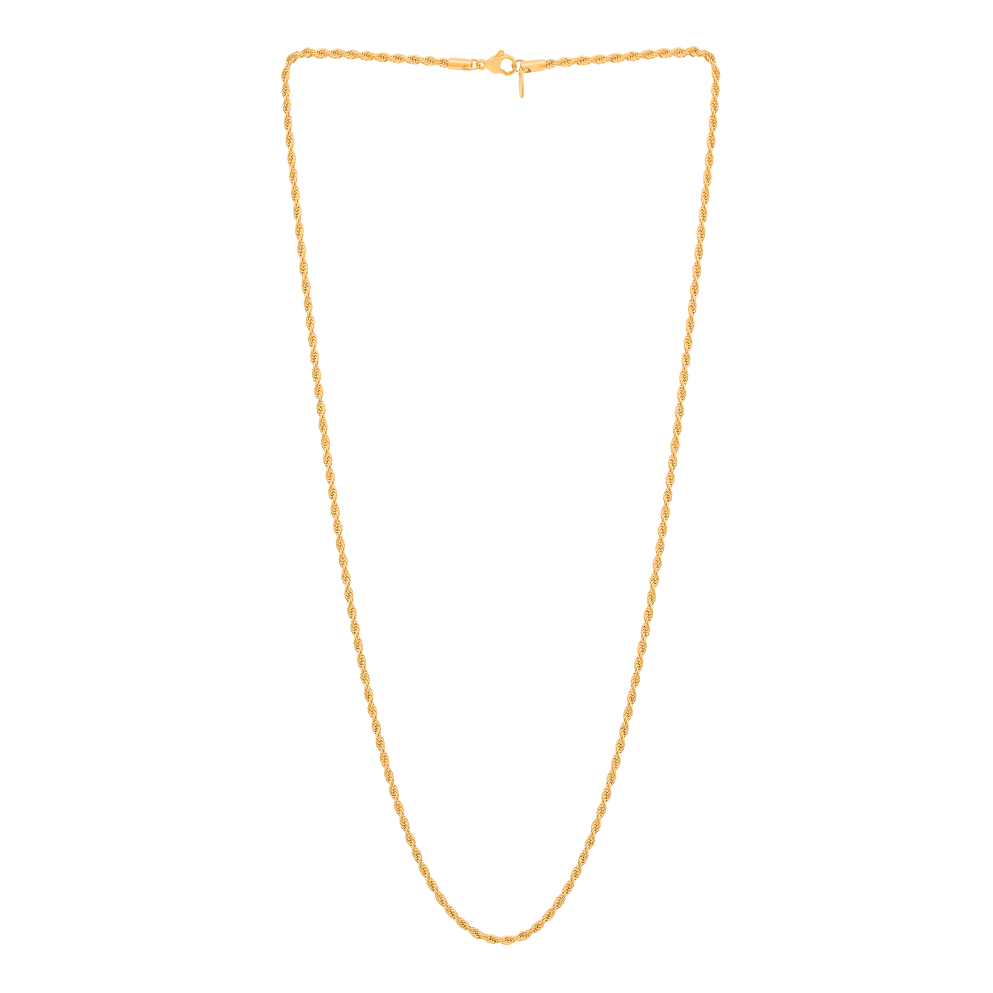 Rope Chain | Gold Plated Rope Chain Necklace | Marcozo